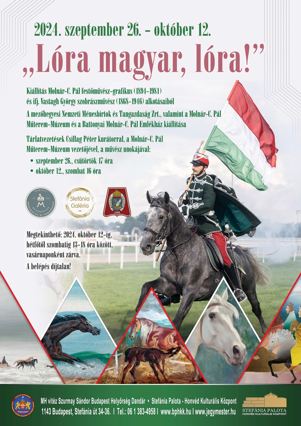 "Lóra, magyar, lóra!" kiállítás Budapesten | Pál Molnár-C. Studio & Museum